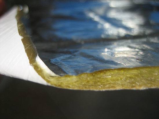 Foil Fiberglass Vinyl Insulation 4 ft x 125 ft